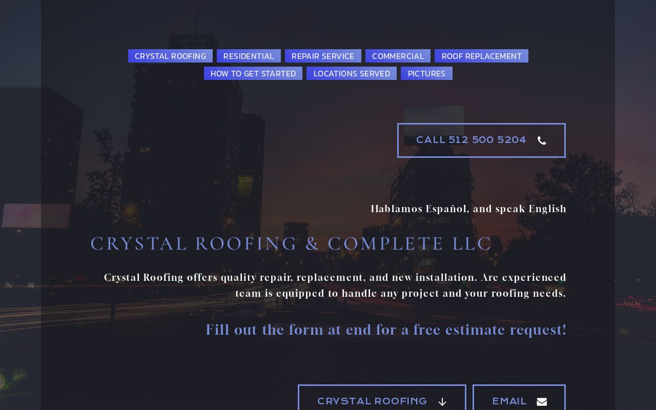 Crystal Roofing & LLC
